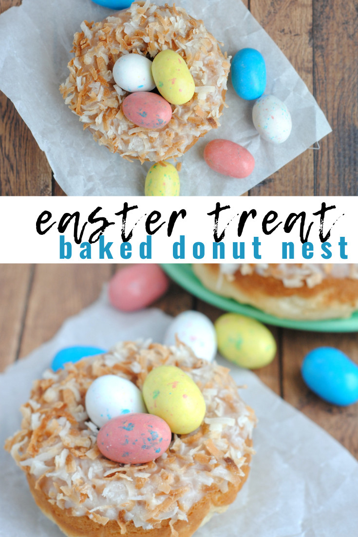 Baked Easter Donut Birds Nest Recipe