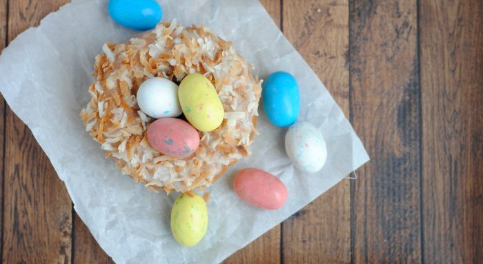 Baked Easter Donut Birds Nest Recipe