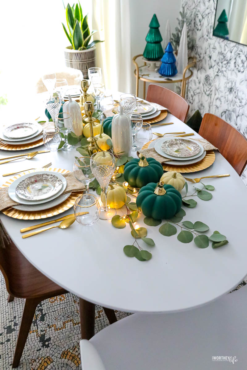 Thanksgiving Table Decor Idea | Holiday Tablescape