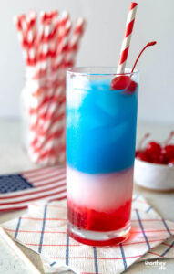 Easy Kid Drink Idea: Red, White and Blue Drink