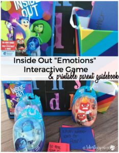 Using Disney's Inside Out Movie To Talk About Emotions {printable}