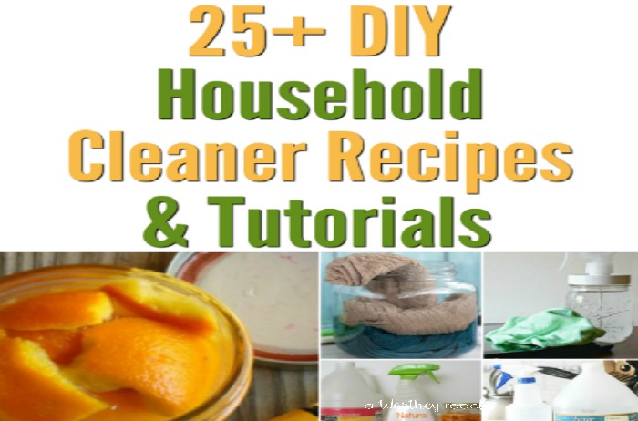 25 DIY Household Cleaner Recipes & Tutorials
