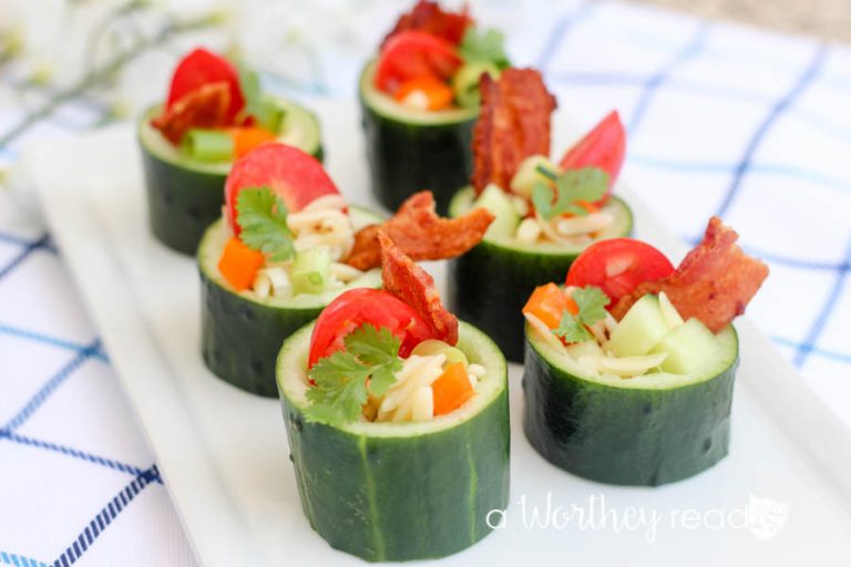 Cucumber & Pasta Salad Sushi