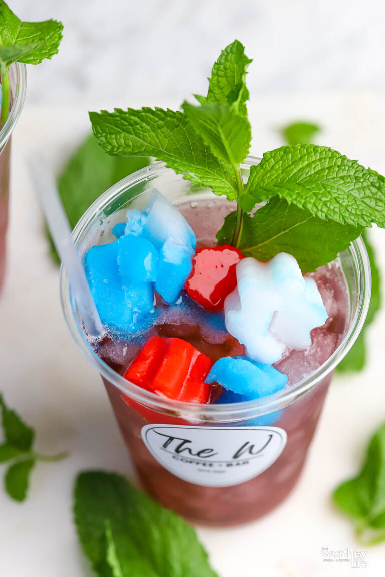 Firecracker Drink - Red, White and Boom 4th of July Cocktail