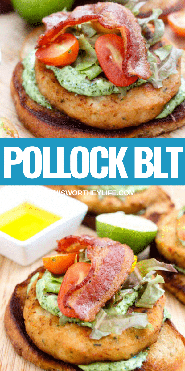 Alaskan Pollock Burger BLT - Alaskan Pollock Recipes