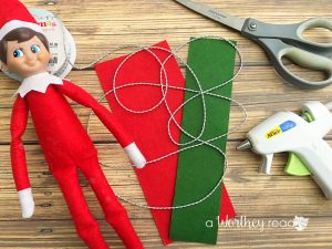 The Elf On The Shelf DIY Scarf
