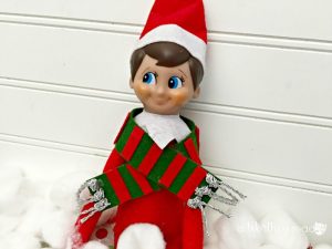 The Elf On The Shelf DIY Scarf
