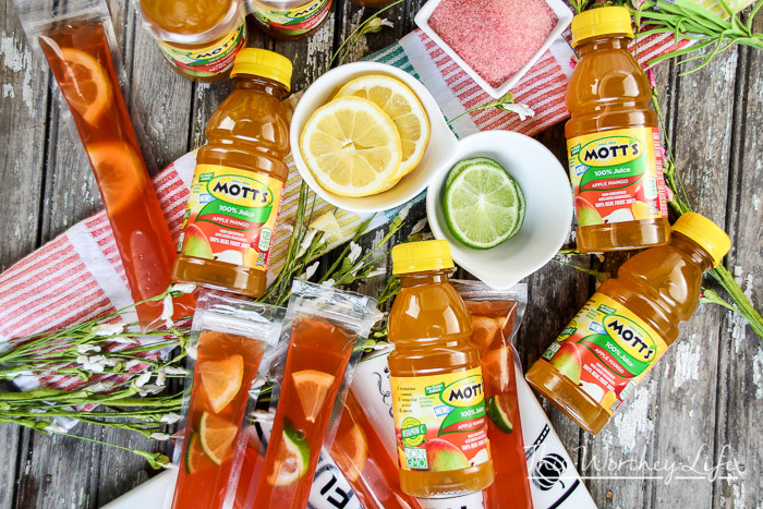 Apple Mango & Cherry Lemonade Ice Pops