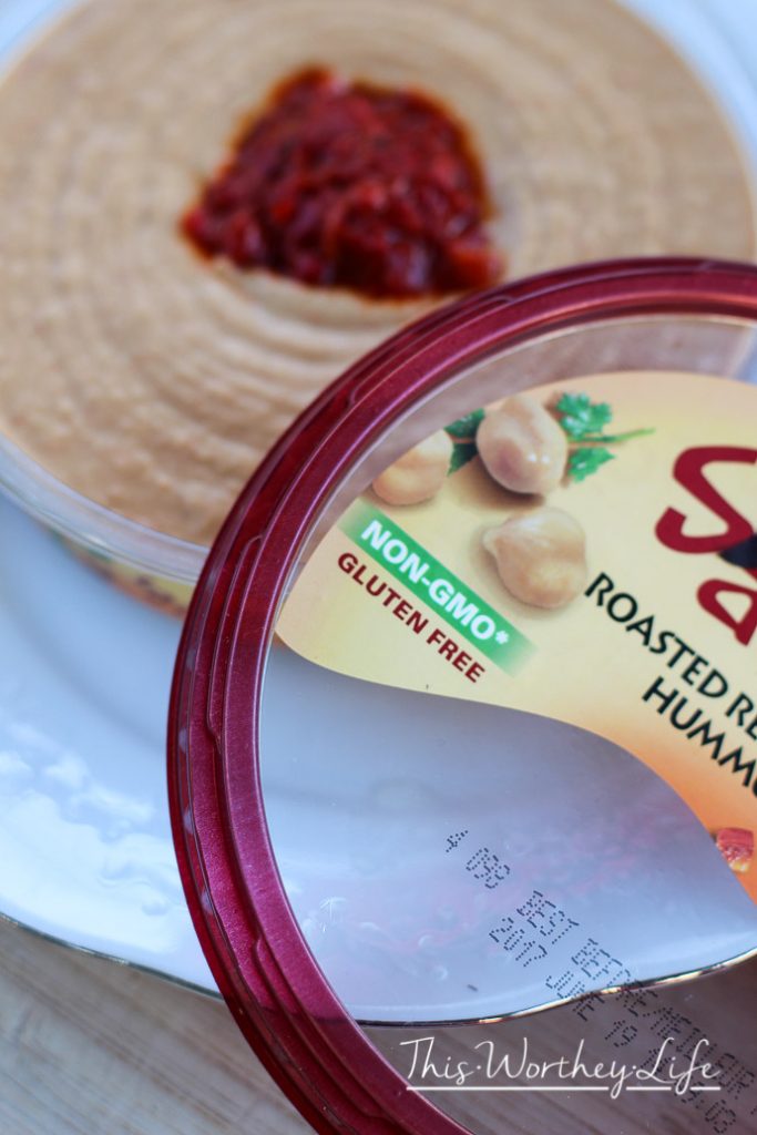 Vegan Veggie + Hummus Tostadas