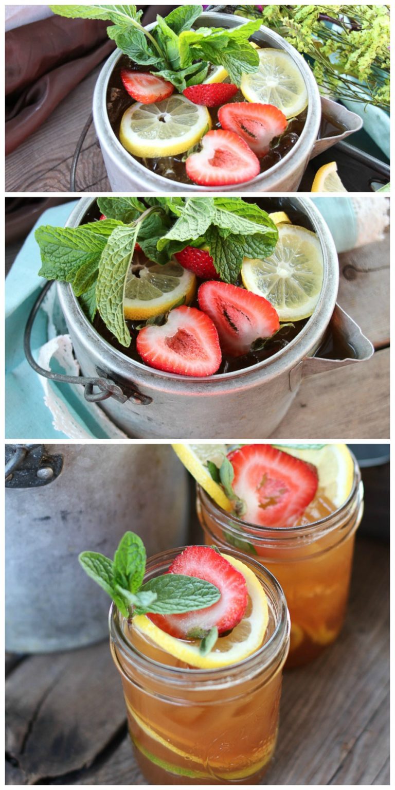 Strawberry + Lemon Mint Kettle Iced Tea