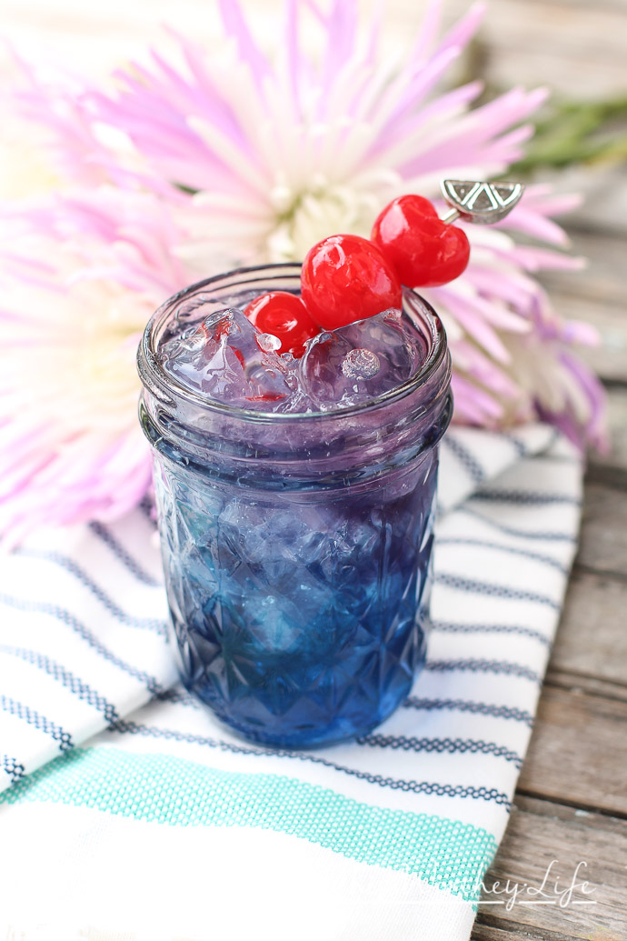 Mocktail Idea | Blueberry Lemonade Mocktail - This Worthey Life - Food ...