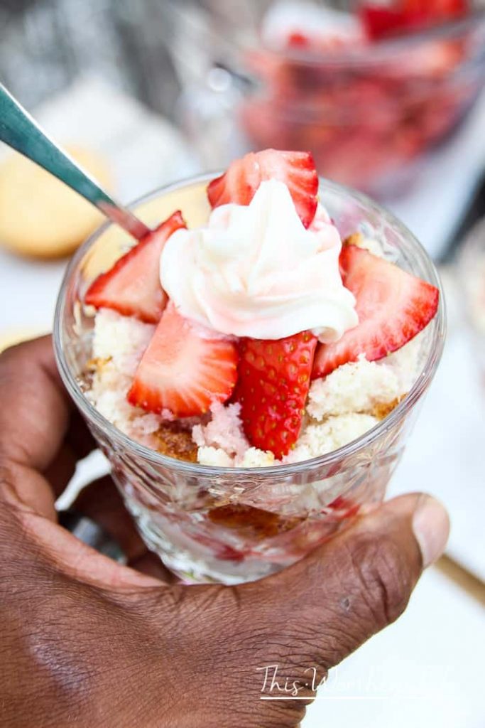 Easy Dessert | Strawberry Shortcake Crumble