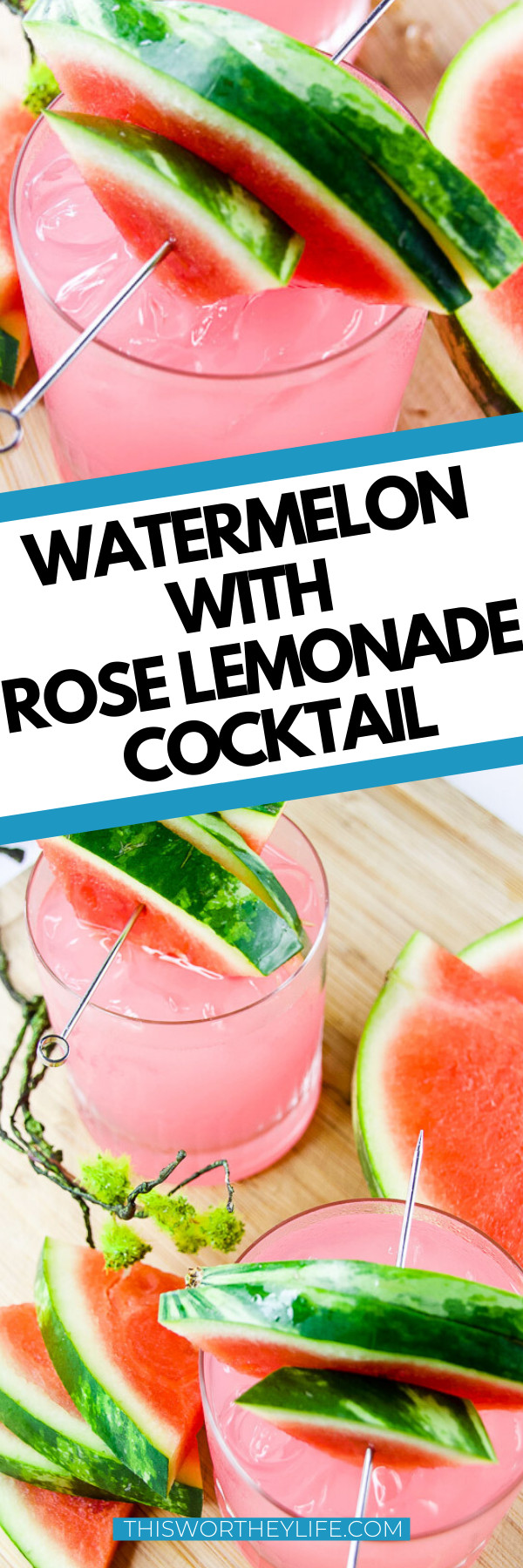 Smirnoff Watermelon with Rose Lemonade Cocktail