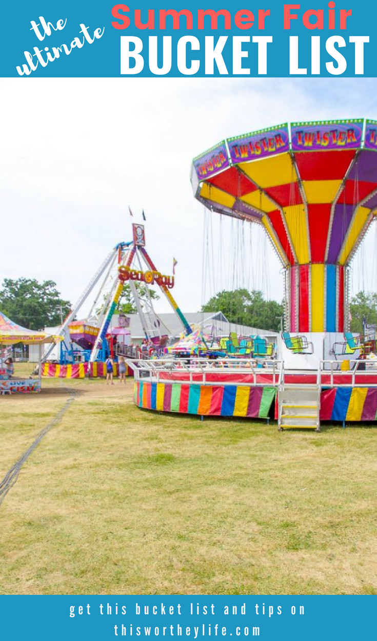 The Summer Fair Bucket List