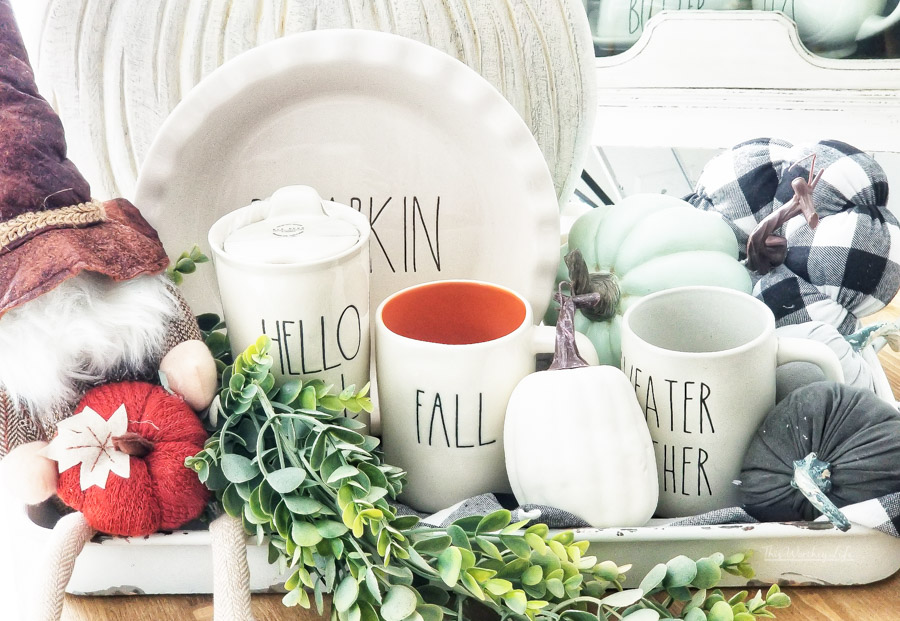 Happy Fall! | Rae Dunn Fall Display Idea