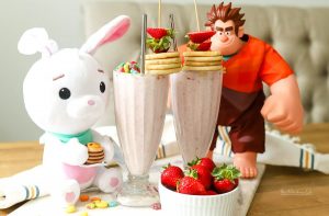 Ralph Breaks the Internet Milkshake + Pancakes