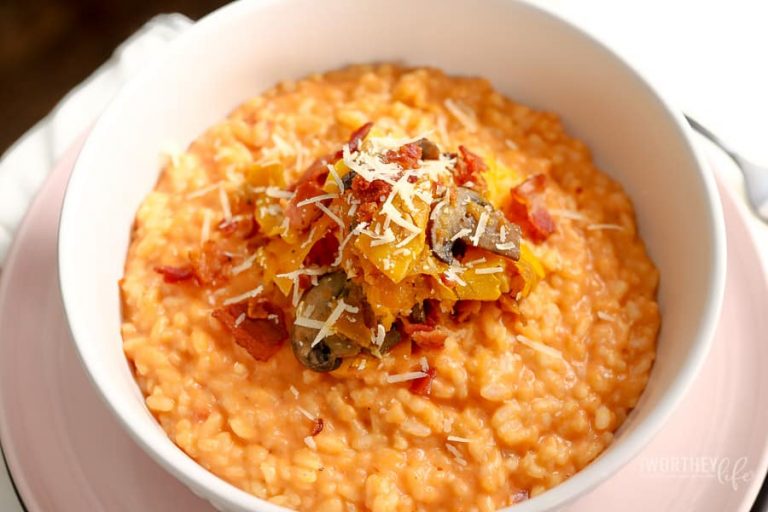 Rosa Crème Risotto + Mushroom, Butternut Squash