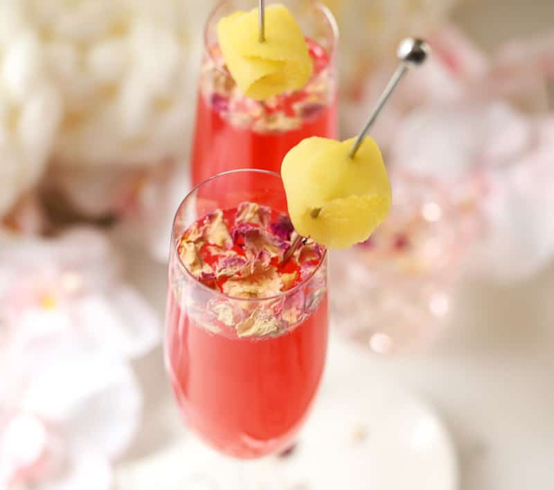 The Rose Pink Ginger Mocktail