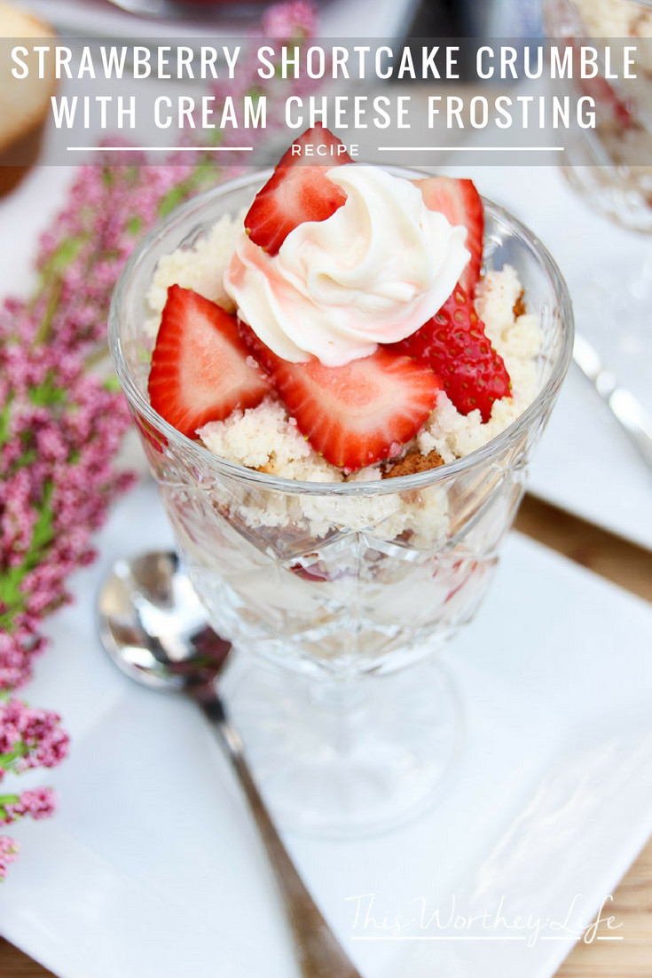 Easy Dessert | Strawberry Shortcake Crumble