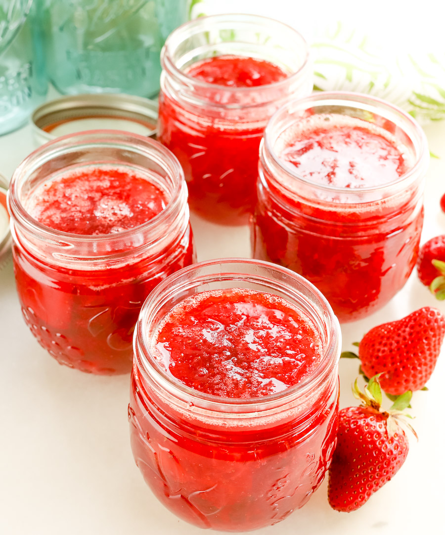 Strawberry Jam With Pectin Recipe Made In The Instant Pot