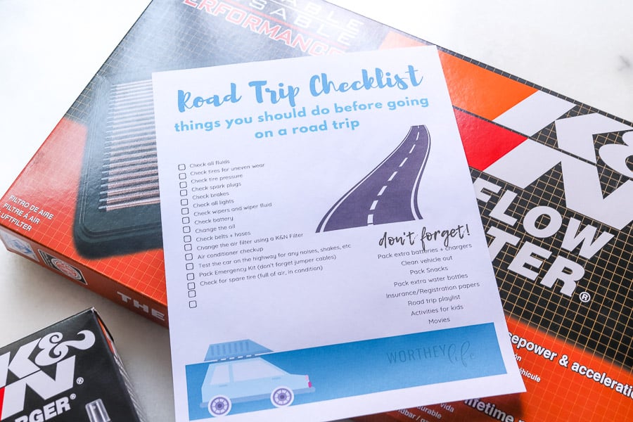 14 Things You Should Do Before Going On A Road Trip + FREE Printable ...