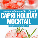 Blood Orange Drink Idea | Capri Holiday Mocktail