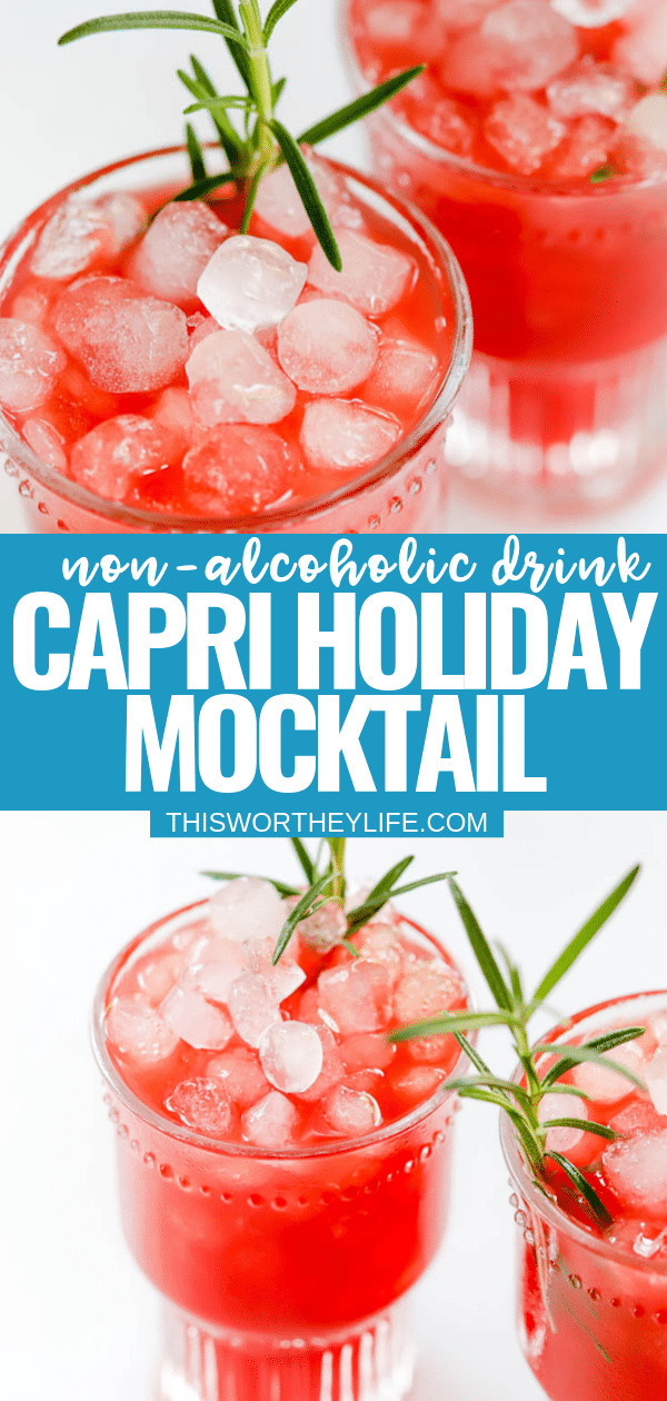 Blood Orange Drink Idea | Capri Holiday Mocktail