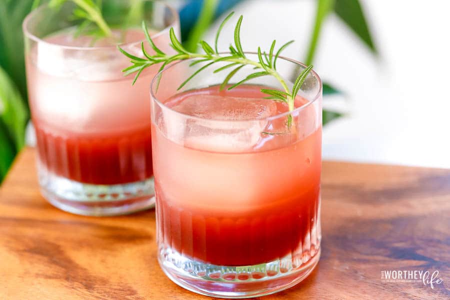 Sunset Cocktail Made With Single Malt Whiskey