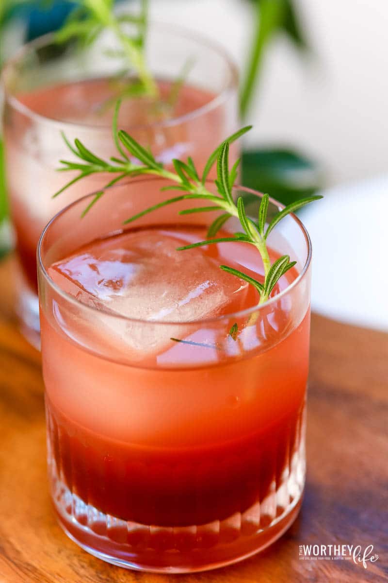 Sunset Cocktail Made With Single Malt Whiskey