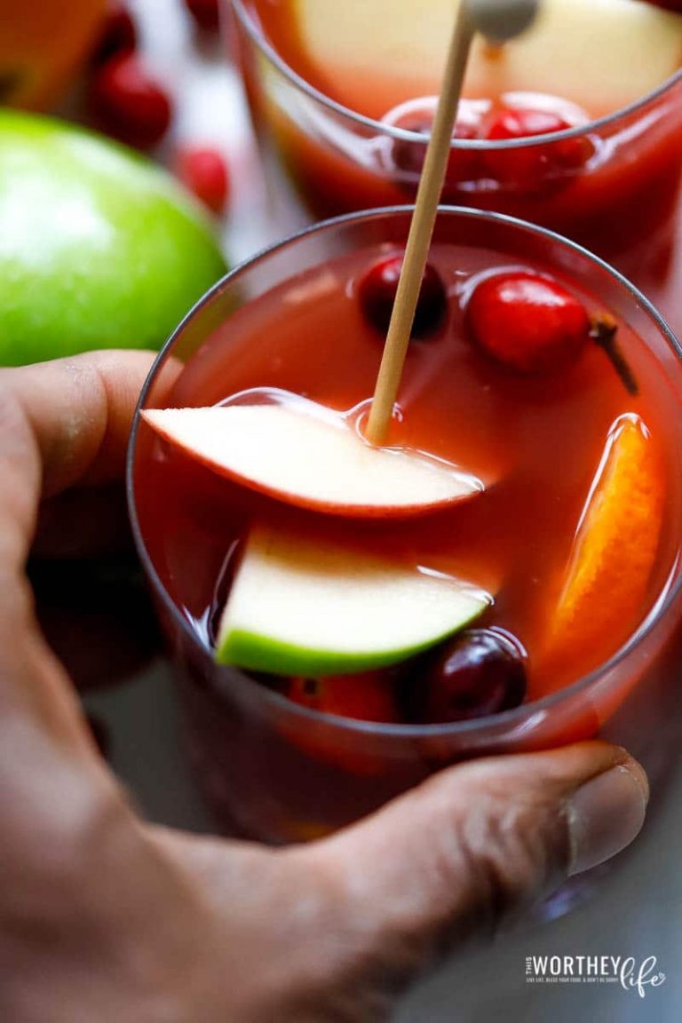 Mulled Sangria Mocktail Made In the Instant Pot