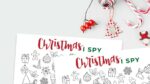 Fun I-Spy Christmas Free Printable Coloring Page for All Ages