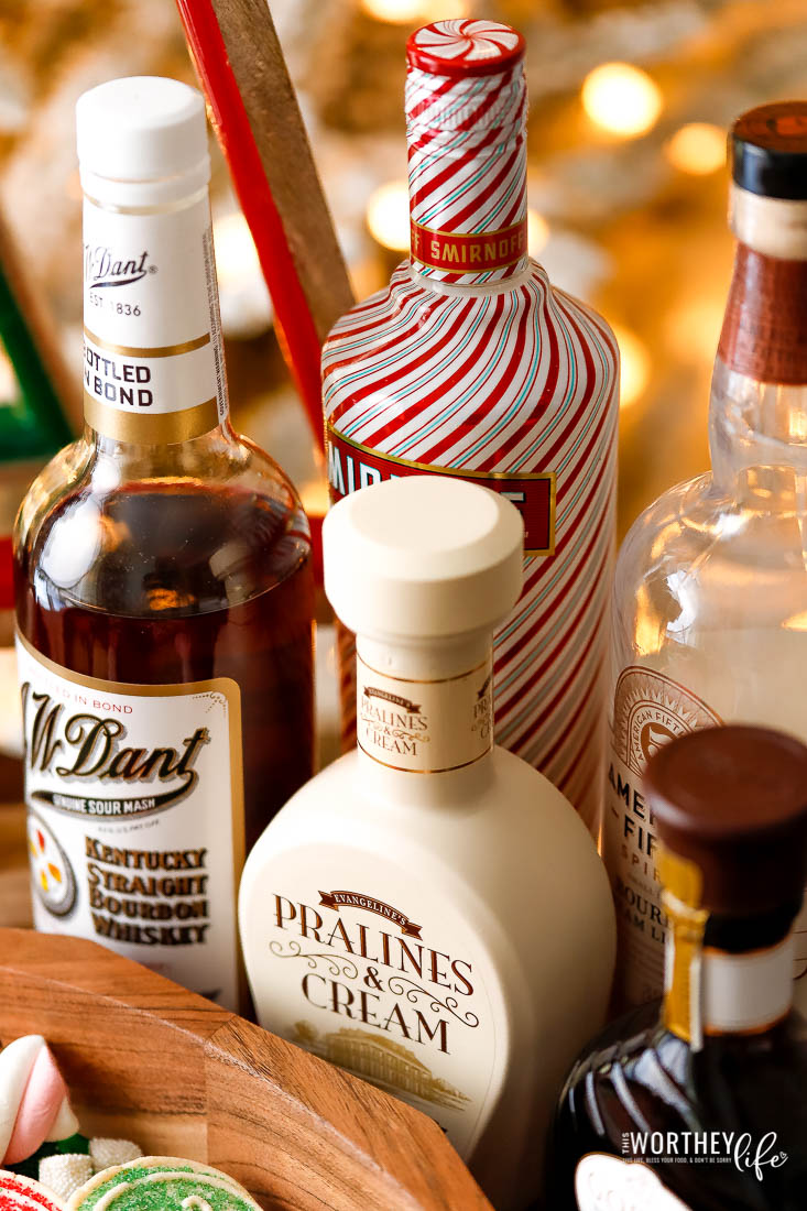 Snowman Shots Made With White Chocolate Liqueur