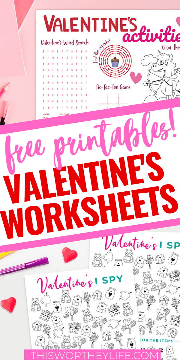 Valentines Day Worksheet Printables To Use - FREE Printables