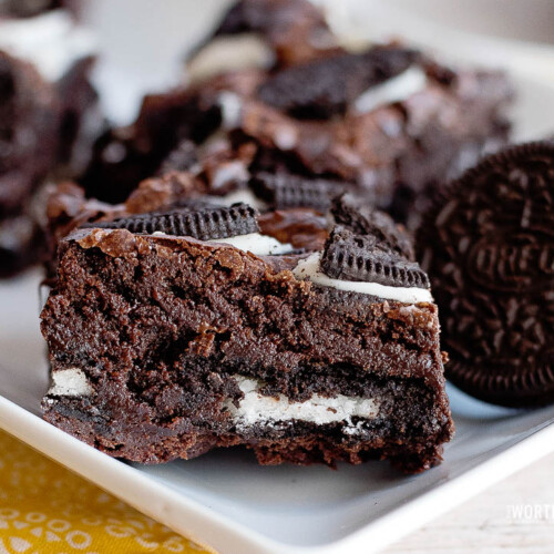 Oreo Stuffed Brownies - Easy + Yummy Dessert To Make!