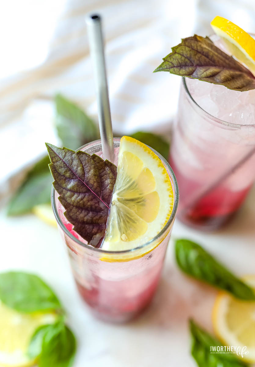 Berry Smash Basil Lemonade