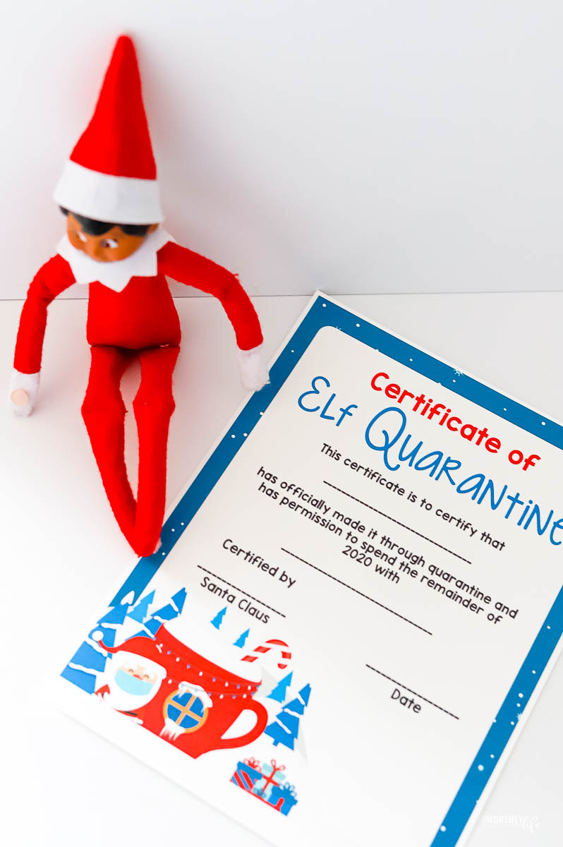 Elf on the Shelf Quarantine Ideas | Free Printables