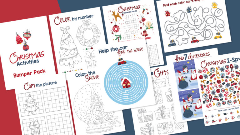 50+ Free Christmas Printables for Happy & Merry Holiday Fun