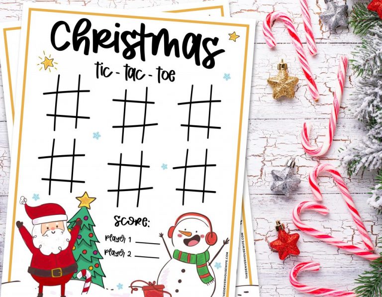 50+ Free Christmas Printables for Happy & Merry Holiday Fun