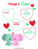 FREE Valentine's Worksheets For Kids
