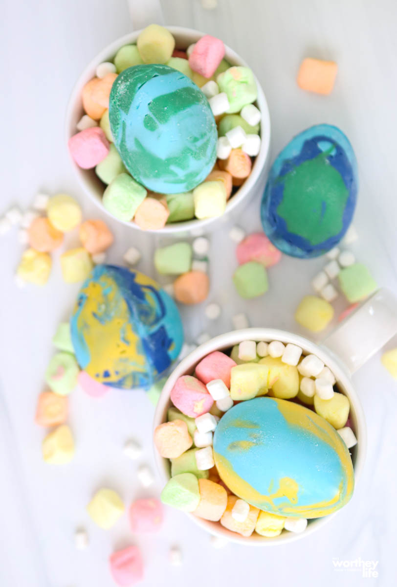 Easter Egg Hot Chocolate Bombs