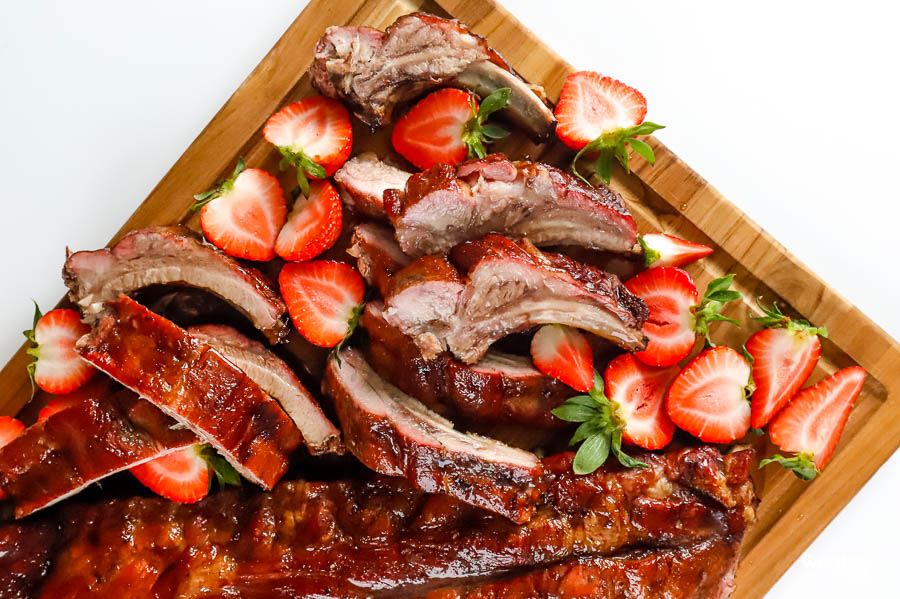 Sticky Strawberry Baby Back Ribs | Juneteenth Recipes