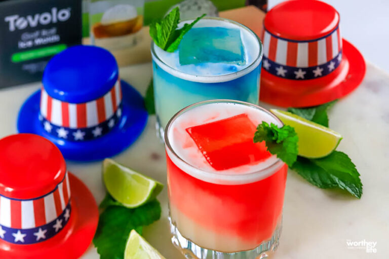 Red, White & Blue Tequila Piña Colada