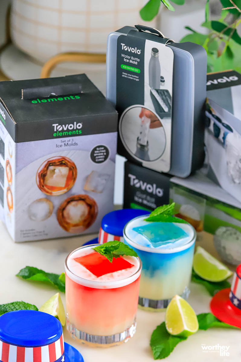 Red, White & Blue Tequila Piña Colada