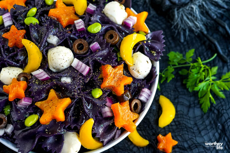 Halloween Pasta Salad Recipe | Halloween Food Idea