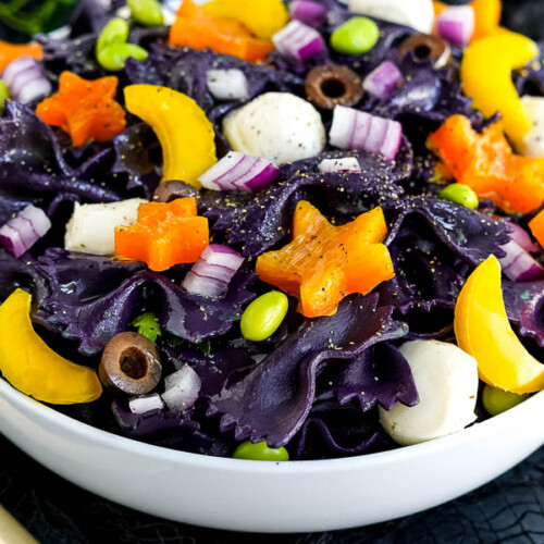 Halloween Pasta Salad Recipe | Halloween Food Idea