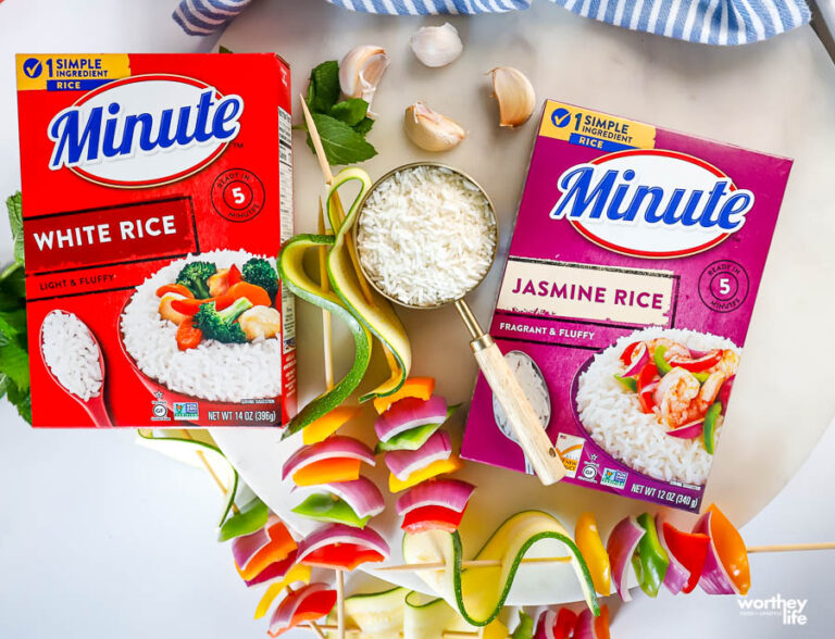 Lamb Asado, Rice + Garden Vegetable Skewers | 30-Minute Dinner Idea