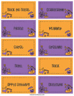 Halloween Charades Free Printable