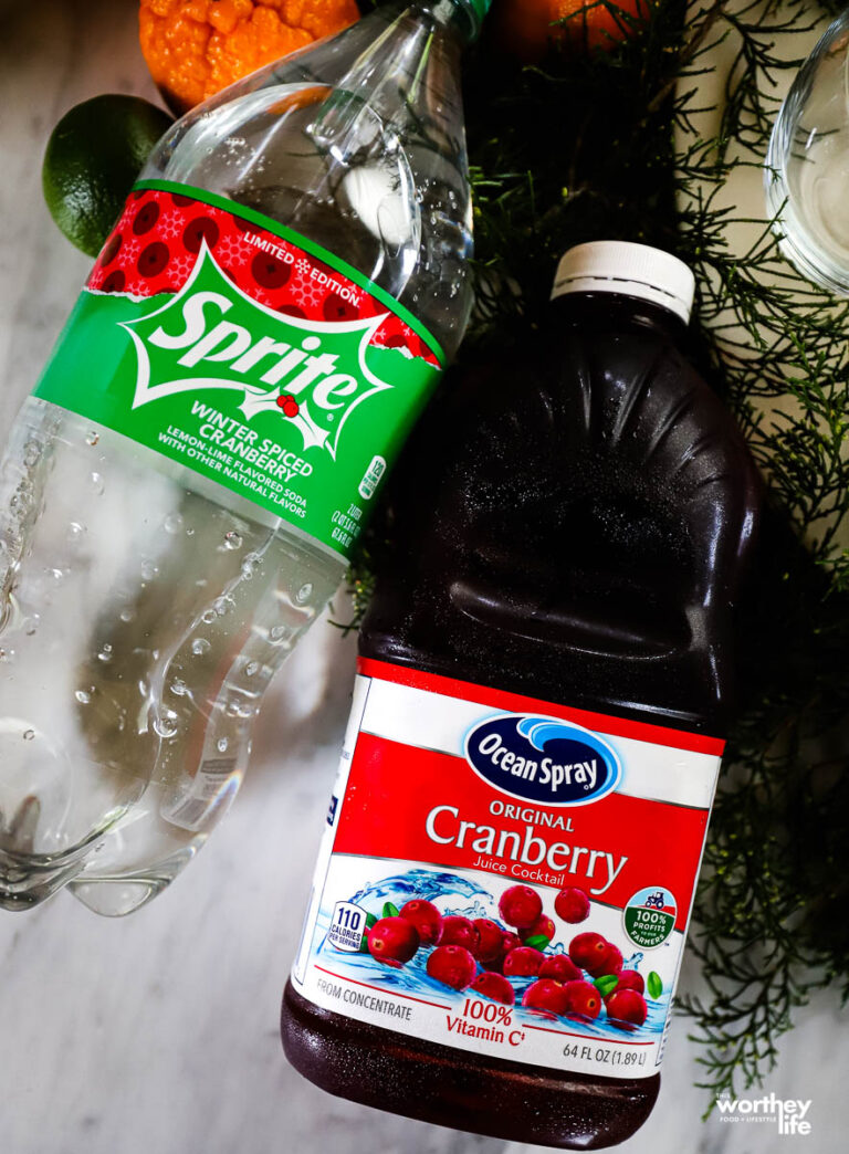 Sprite With Cranberry Punch Holiday Recipe for a crowd