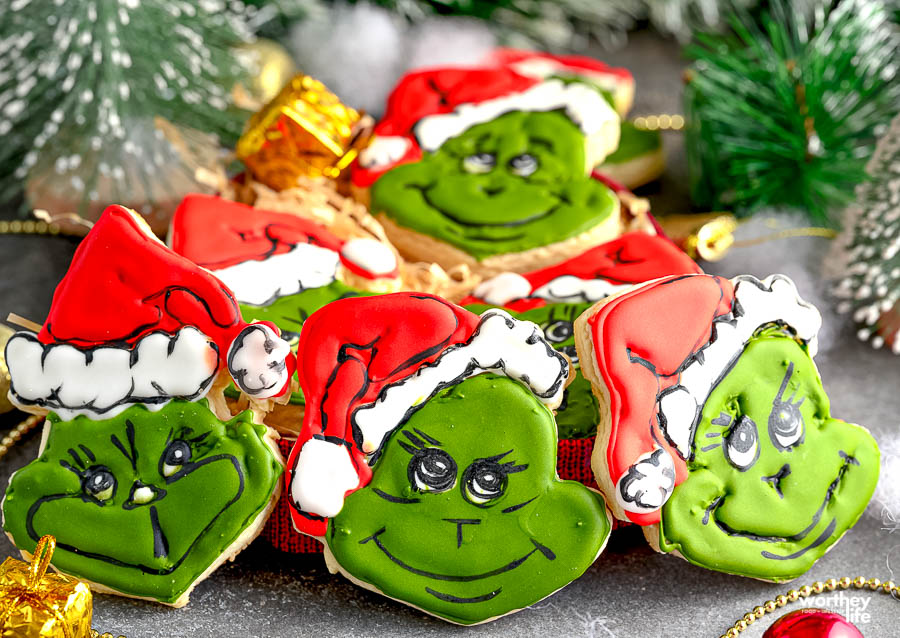 Grinch Sugar Cookies