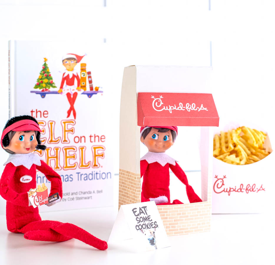 Elf on the Shelf DIY For A Cupid-Fil-A Setup Free Printable
